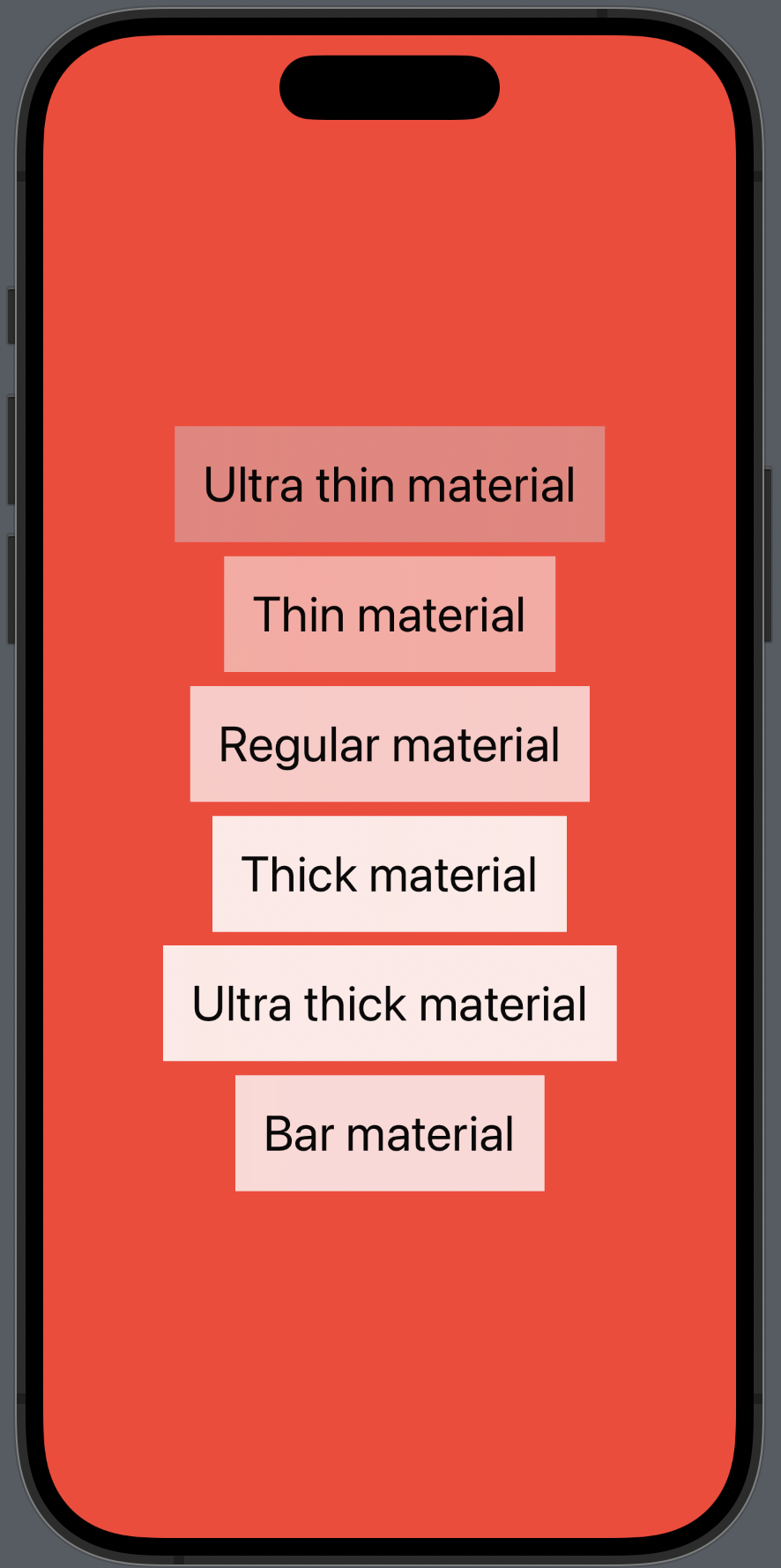 SwiftUI Material: How to use material
